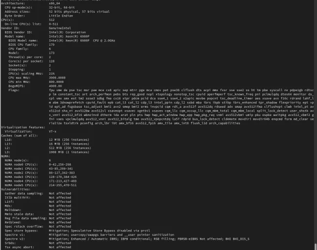 Intel Xeon 6980P "Granite Rapids" Linux Benchmarks Review - Phoronix