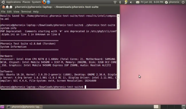 Intel's UXA 2D Performance Improvements - Phoronix