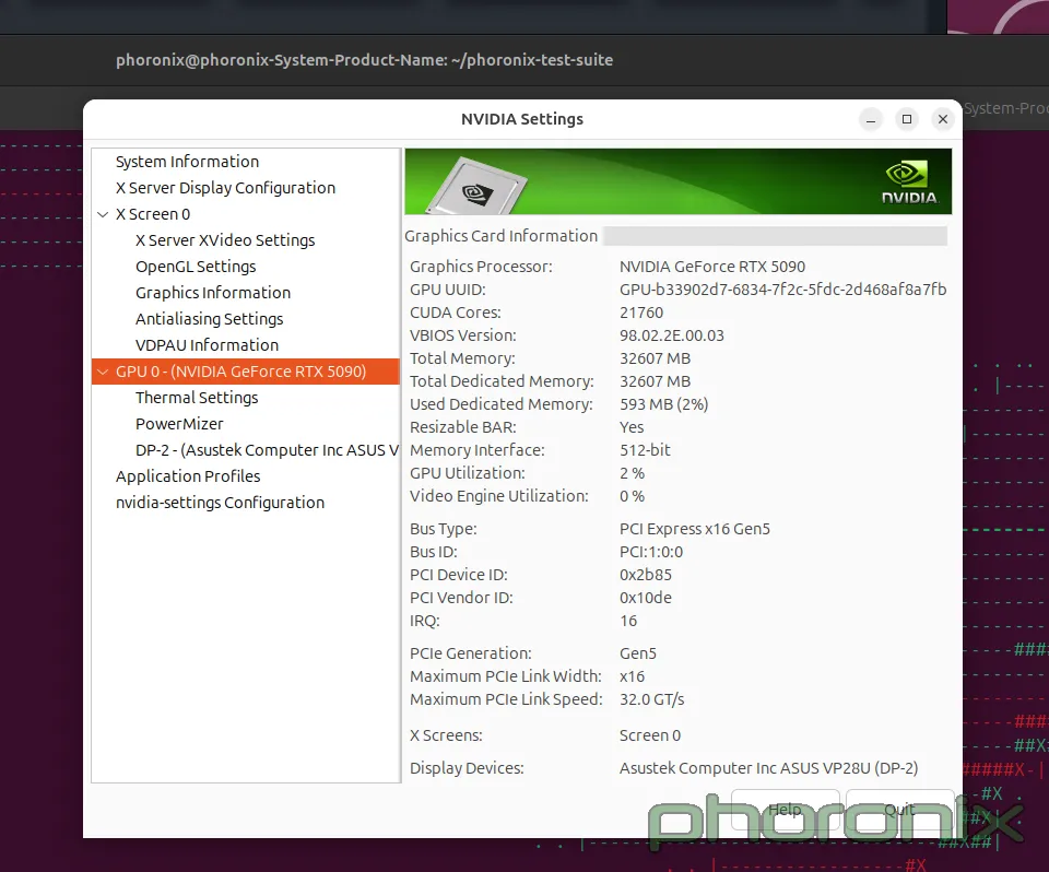 [Phoronix] NVIDIA GeForce RTX 5090 Linux GPU Compute Performance Benchmarks Image (Rtx5090 Linux 1)