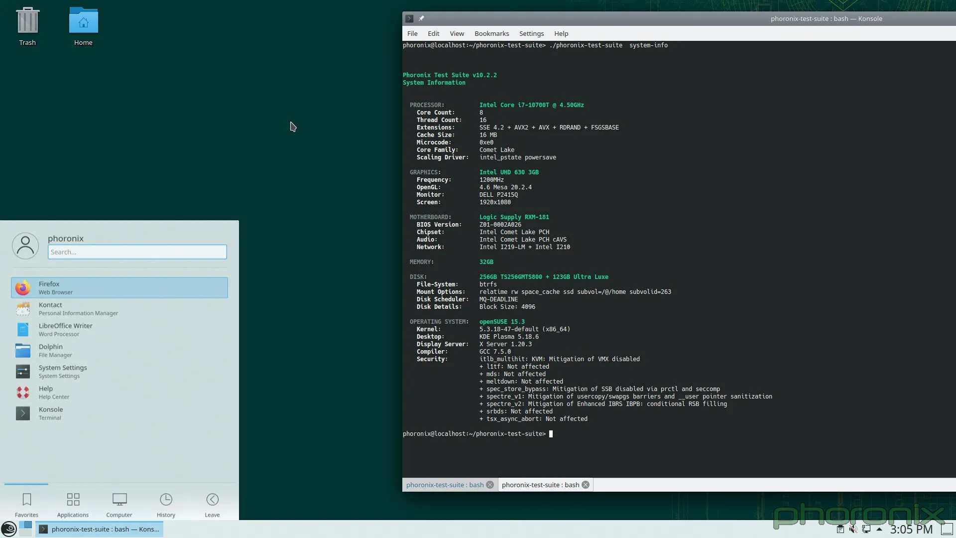 [Phoronix] openSUSE Leap 15.3 Beta Performance Is Looking Good Image (Leap 153 2)