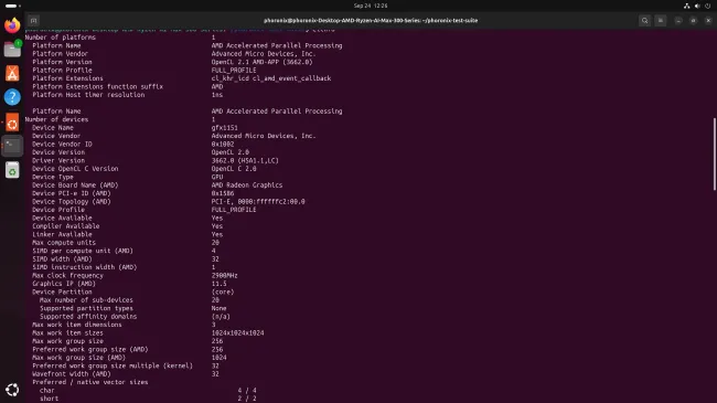 Rusticl Performance For AMD Strix Halo Against ROCm OpenCL - Phoronix