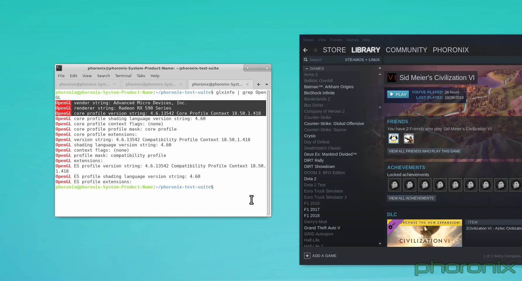 [Phoronix] Radeon Software 18.50 vs. Linux 4.20 + Mesa 19 Benchmarks On ...