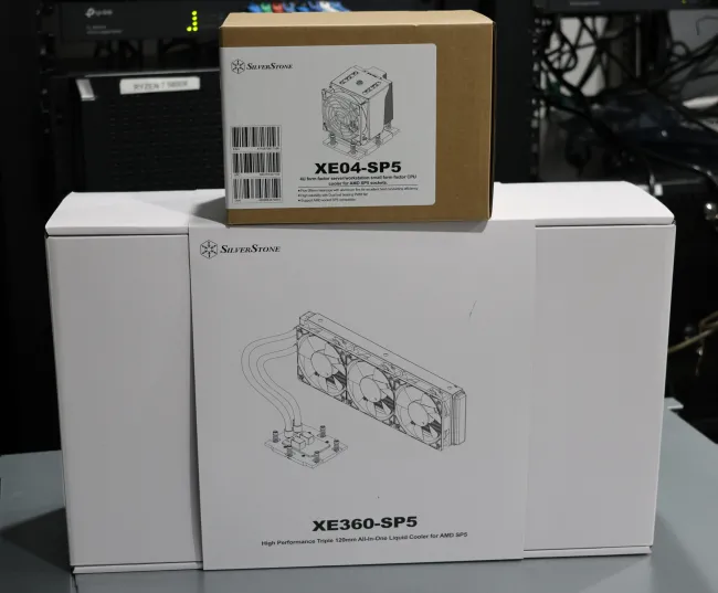 SilverStone XE360-SP5 & XE04-SP5 For Cooling AMD EPYC 9004/9005 4U Servers Review - Phoronix