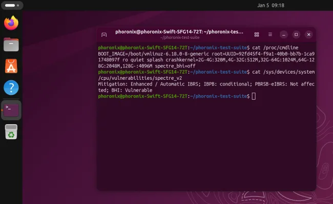 The Surprising Spectre BHI Mitigation Performance Impact On Meteor Lake ...