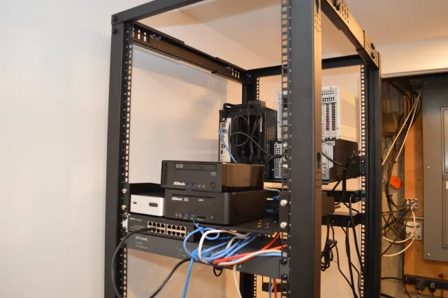 Home Network Cabinet StarTech 42U Rack Cabinet Make For Nice Low Cost,