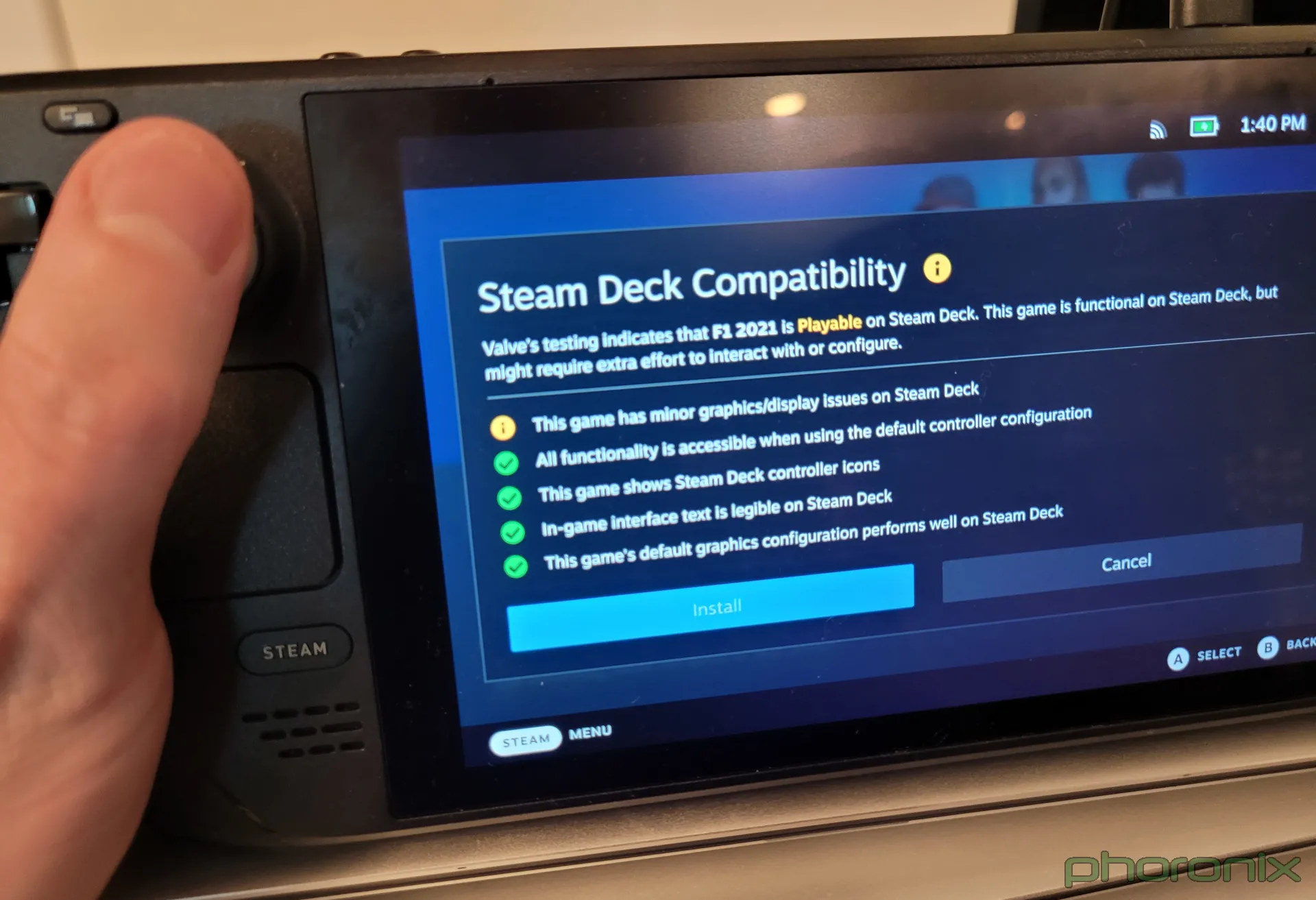[Phoronix] For Linux Enthusiasts Especially, The Steam Deck Is An ...