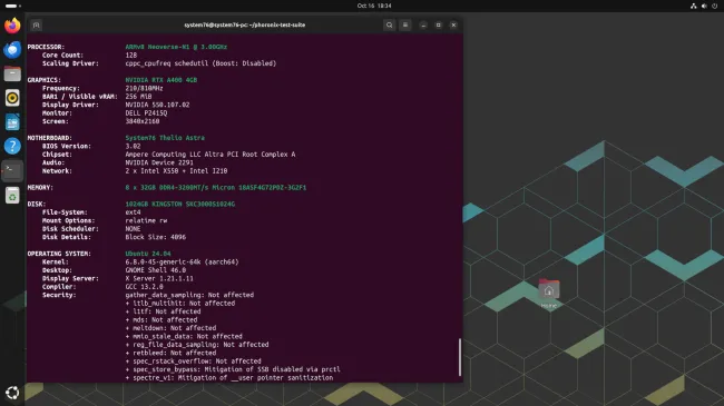 System76 Thelio Astra Reviewed: High-End ARM64 Developer Desktop Review - Phoronix