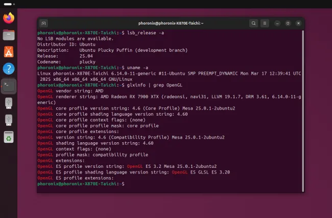 Ubuntu 25.04 Beta Delivering Some Nice Performance Improvements Over Ubuntu 24.10 - Phoronix