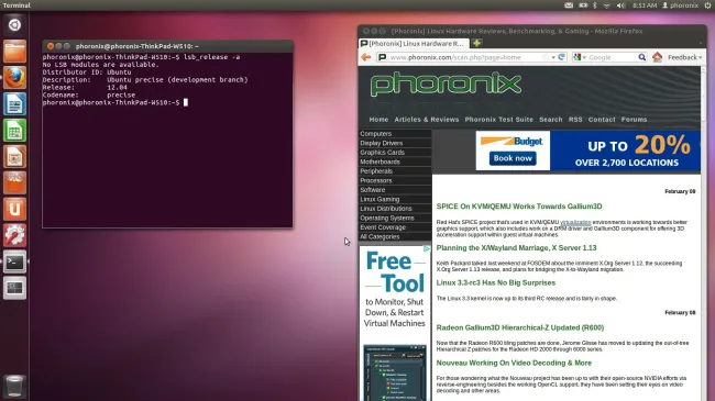 A First Look At The Ubuntu 12.04 Performance - Phoronix