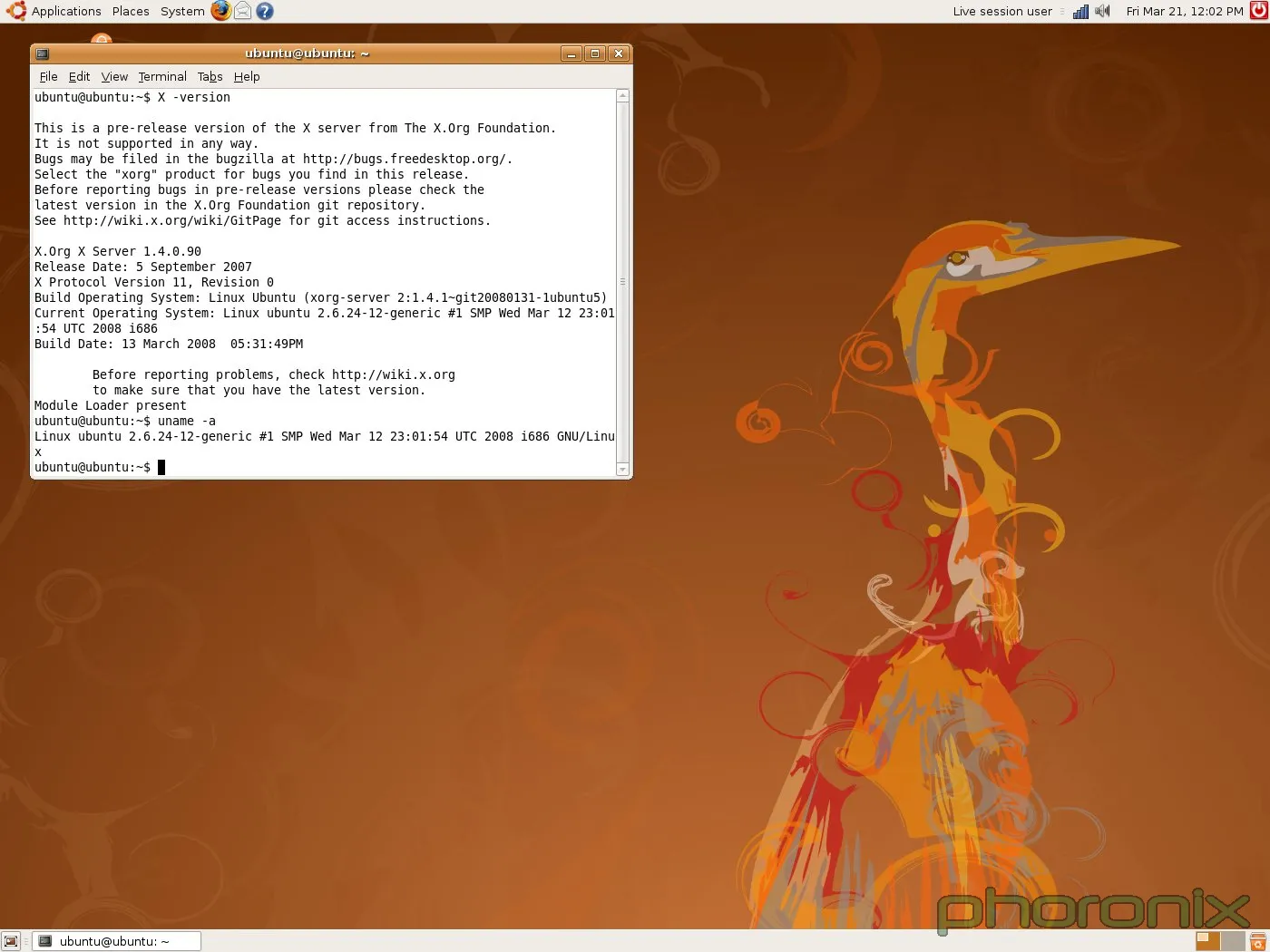 Ubuntu Hardy Wallpaper